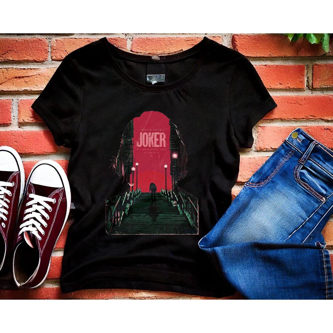 Joaquin Joker Fan Art Tee, Unisex T-shirt for Movie Fans, Graphic Tee ...