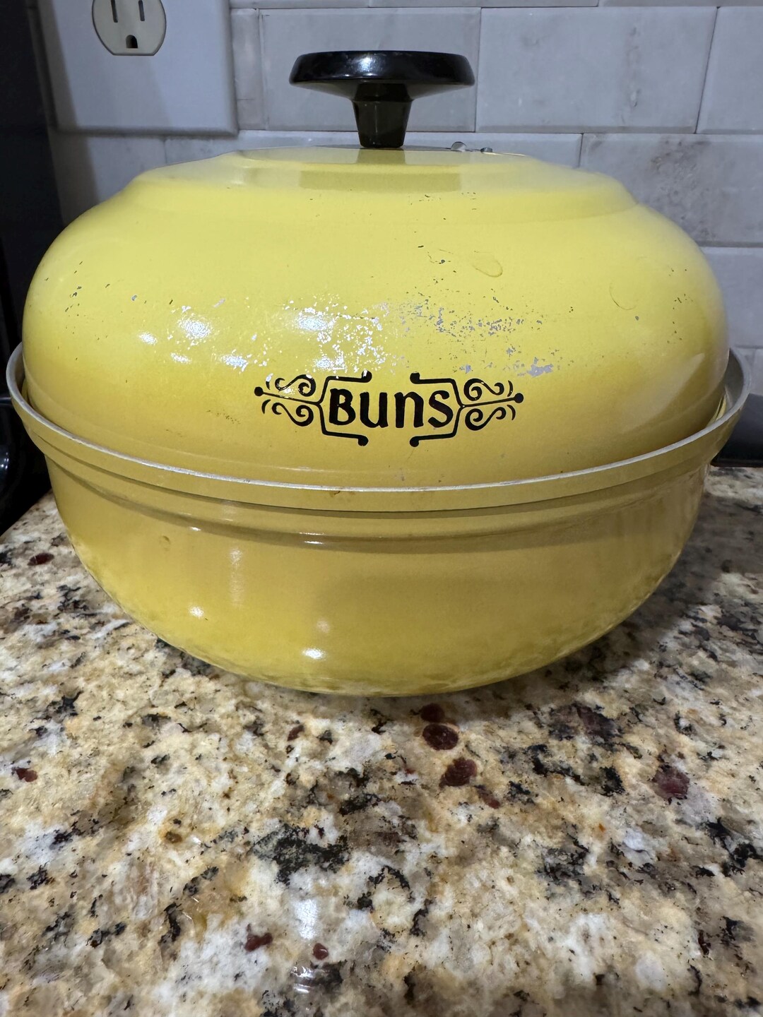 Vintage Mirro Aluminum Bun Warmer Steamer Pot W/ Lid Vintage Yellow ...