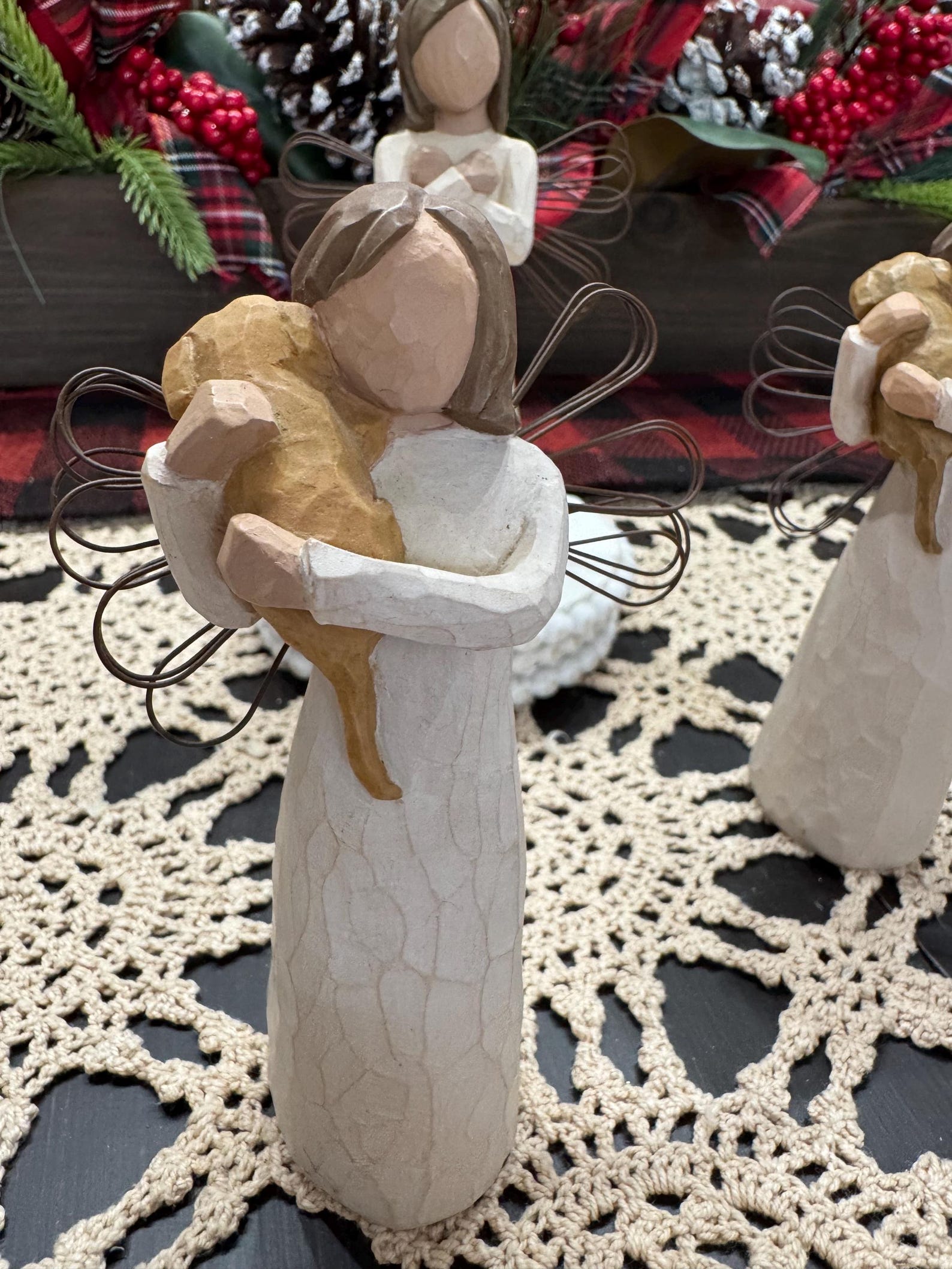 Vintage Willow Tree Figurines / 2 Angel of Friendship and 1 Sign for ...