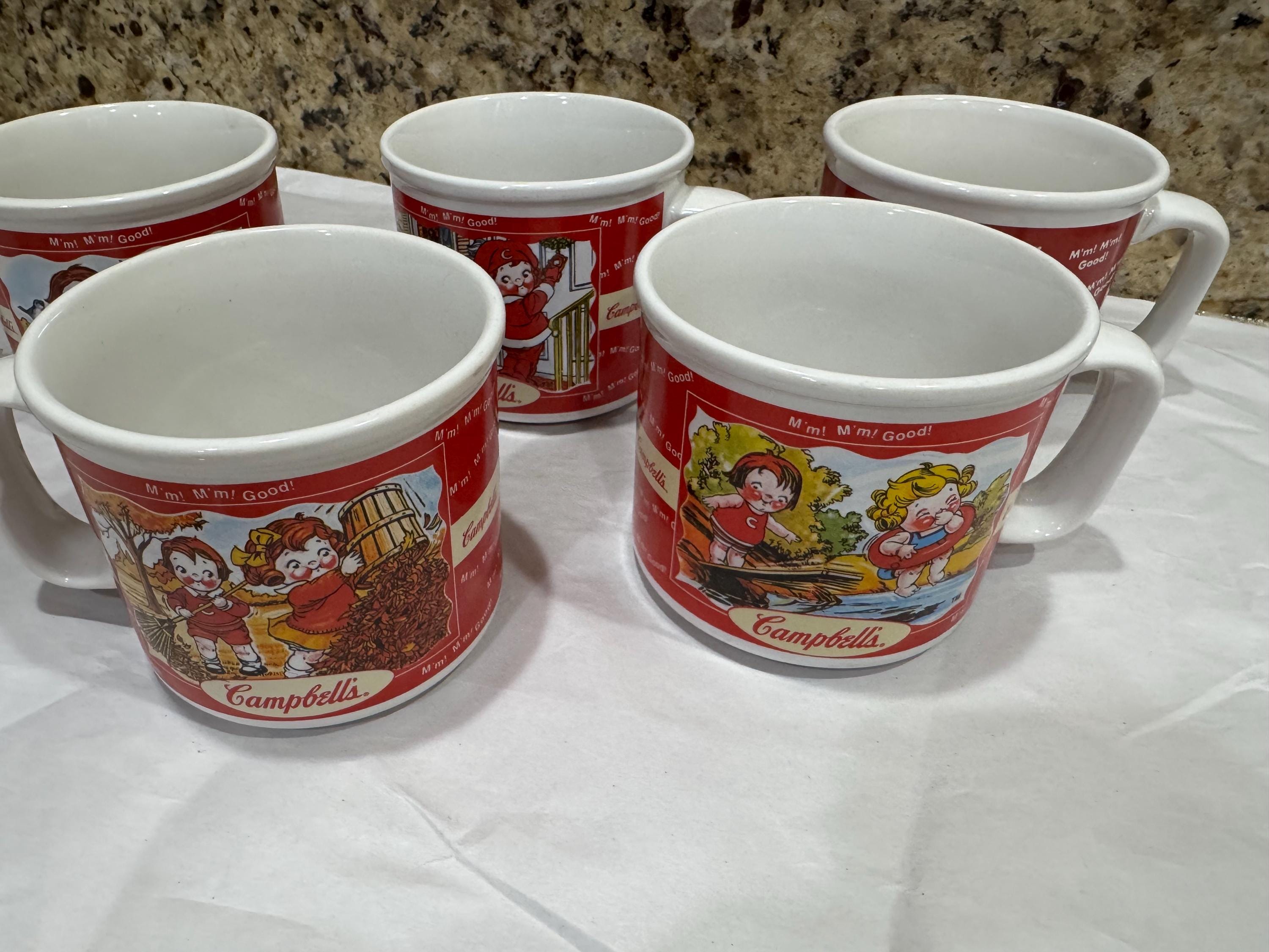 Campbell Soup Bowls - Etsy Campbell Soup Bowls - Etsy