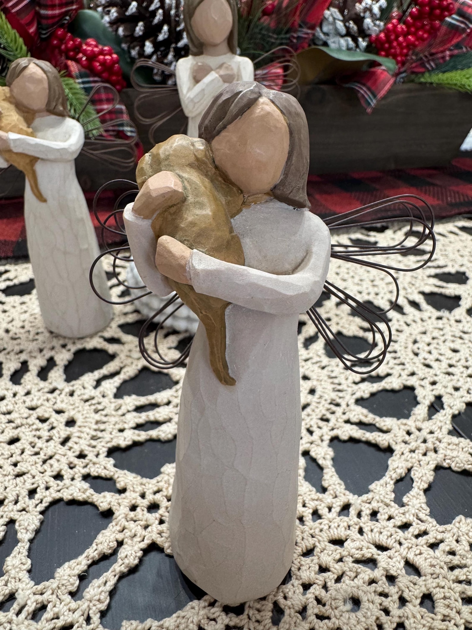 Vintage Willow Tree Figurines / 2 Angel of Friendship and 1 Sign for ...