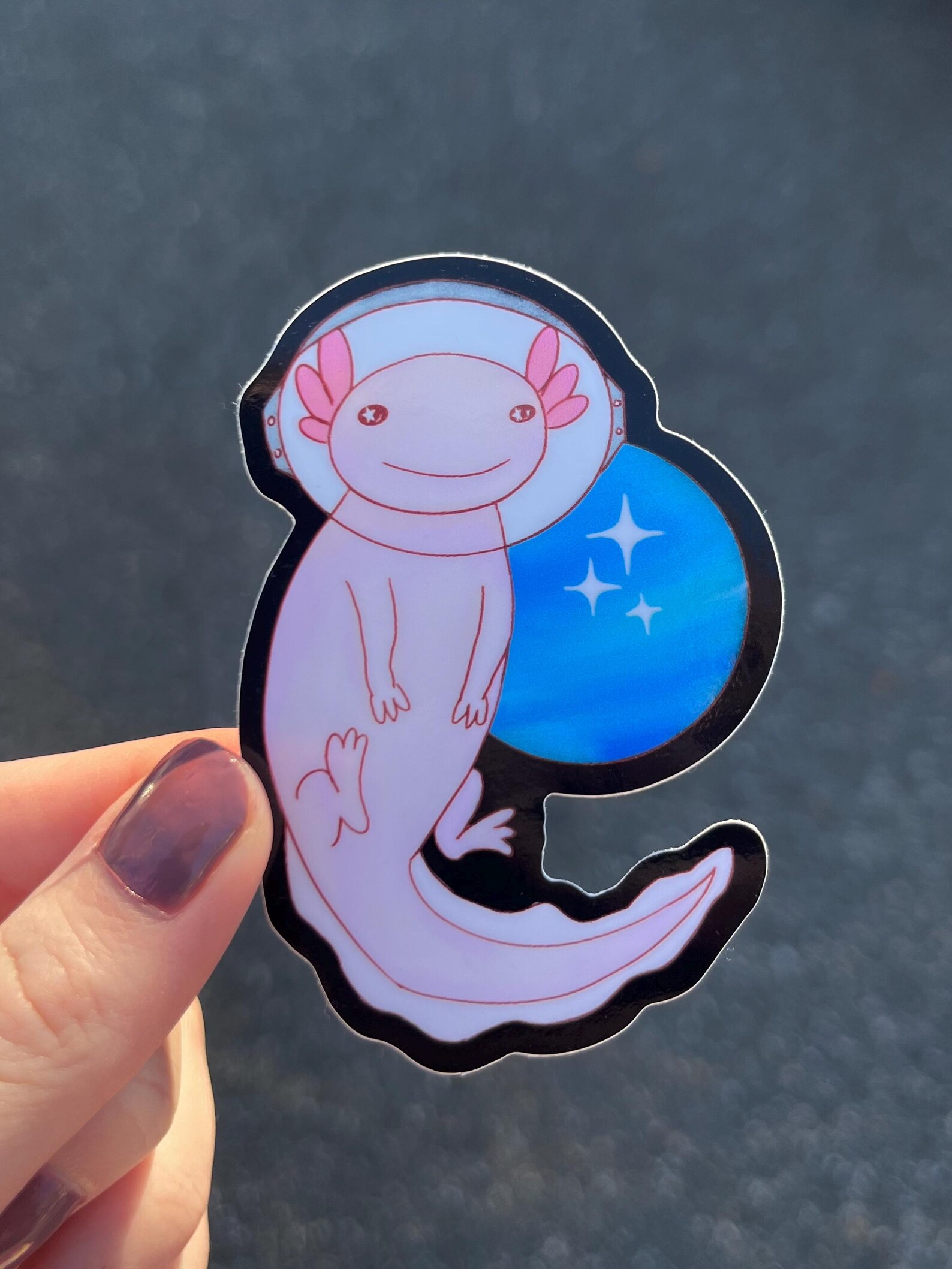 Axolotls ‘round the World Sticker Set, 3", Water Bottle Stickers ...
