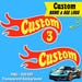 Custom Personalized Hot Car Wheels Name Logo | Printable | Birthday ...