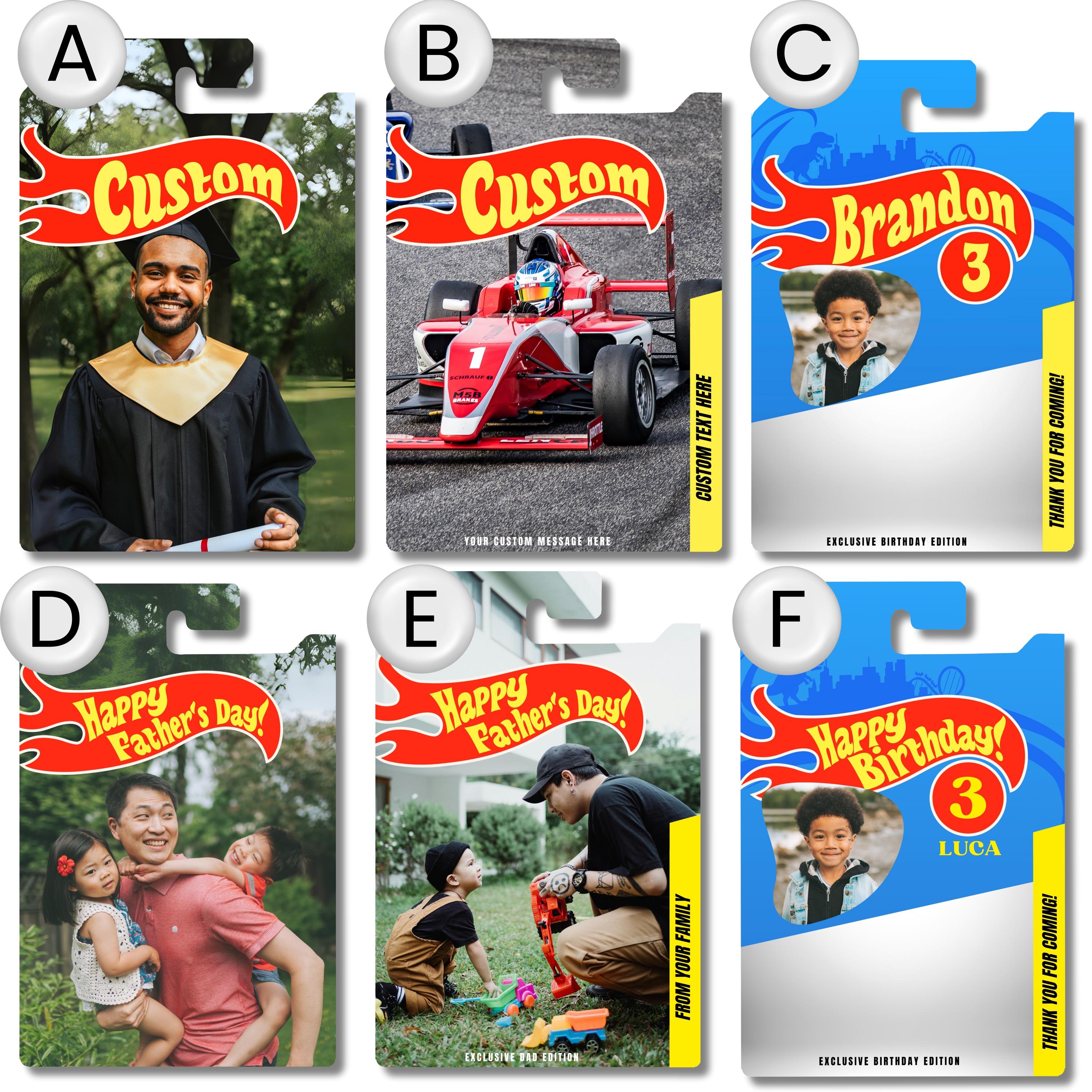 1 Physical Hot Car Wheels Gift | Shipped | Custom Personalized Gift ...