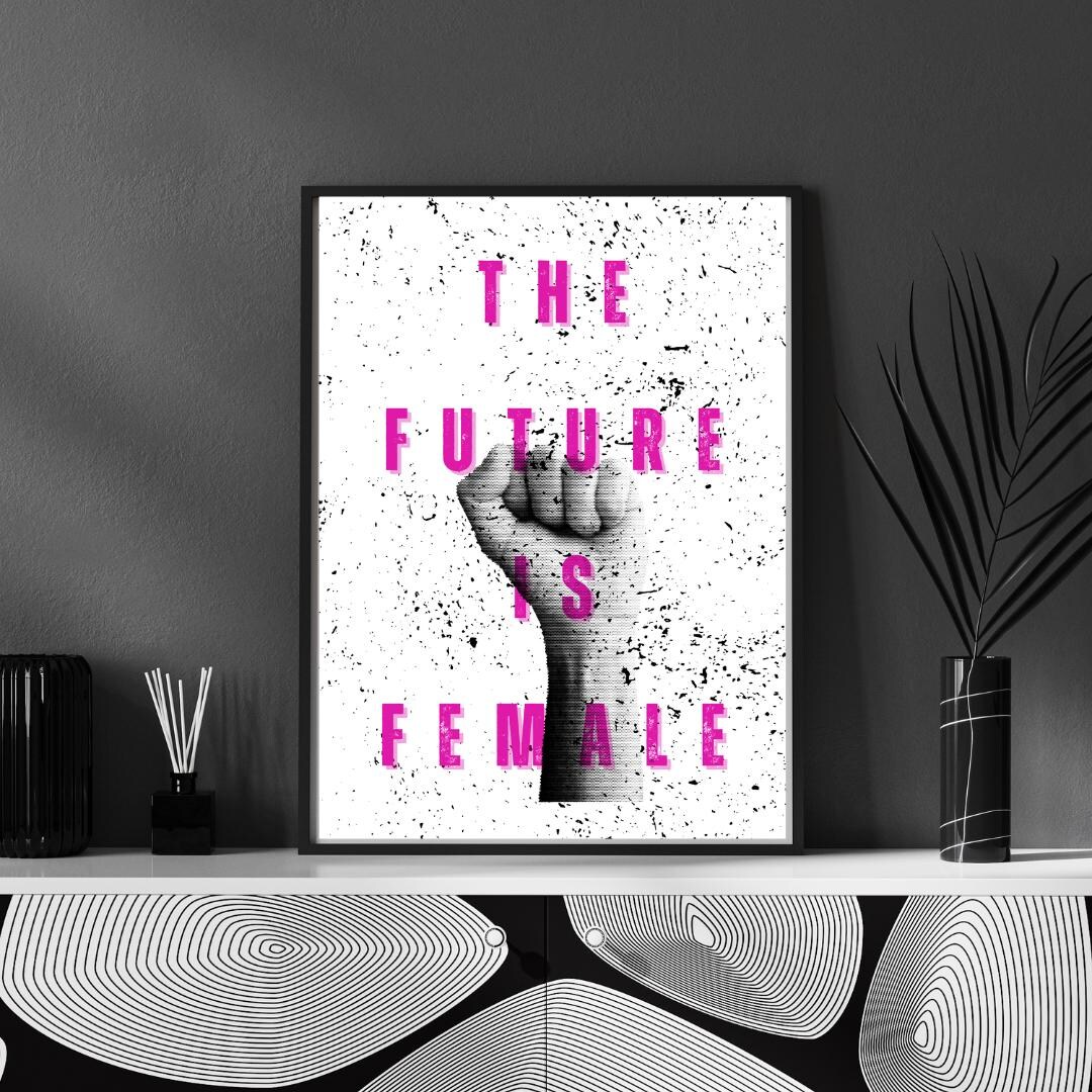 The Future is Female Wall Art Poster Print A4 21x29.7cm / 8x12 - Etsy