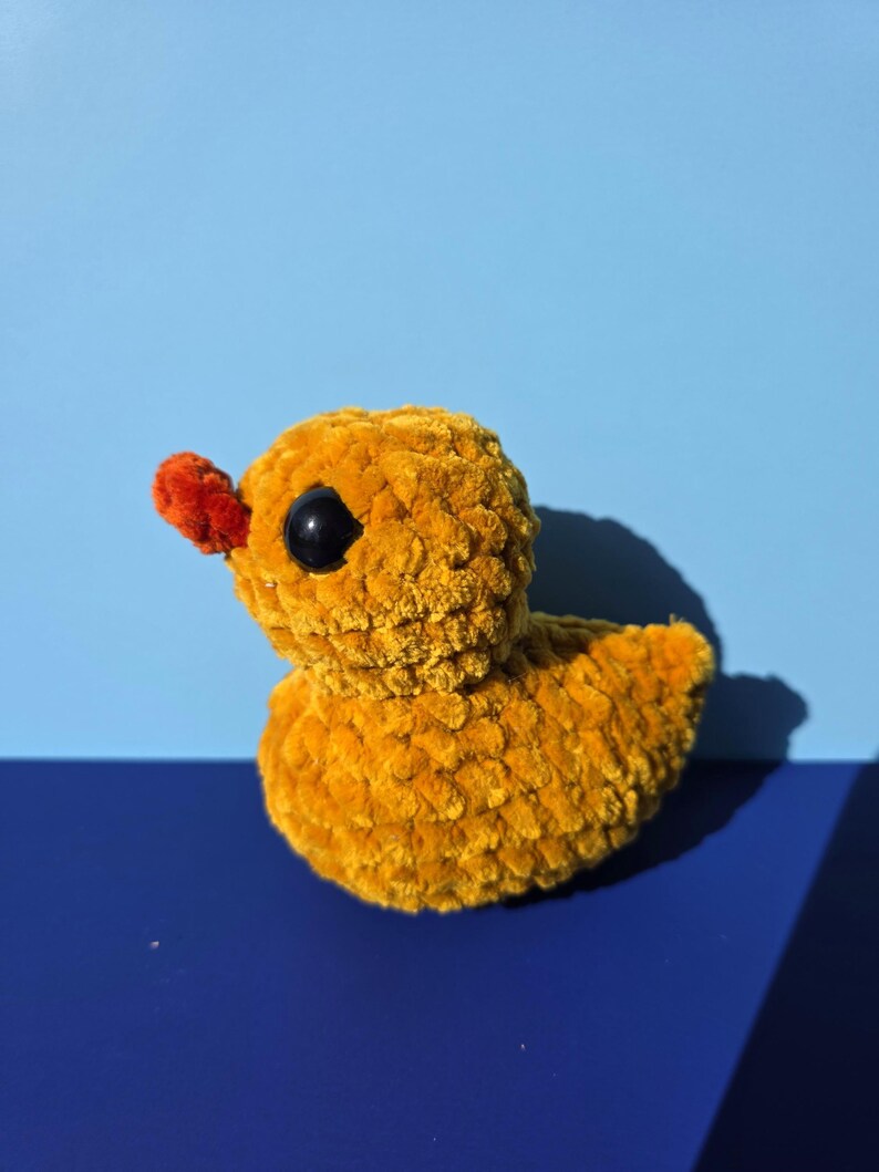 Cute Crochet Plush Rubber Duck - Etsy