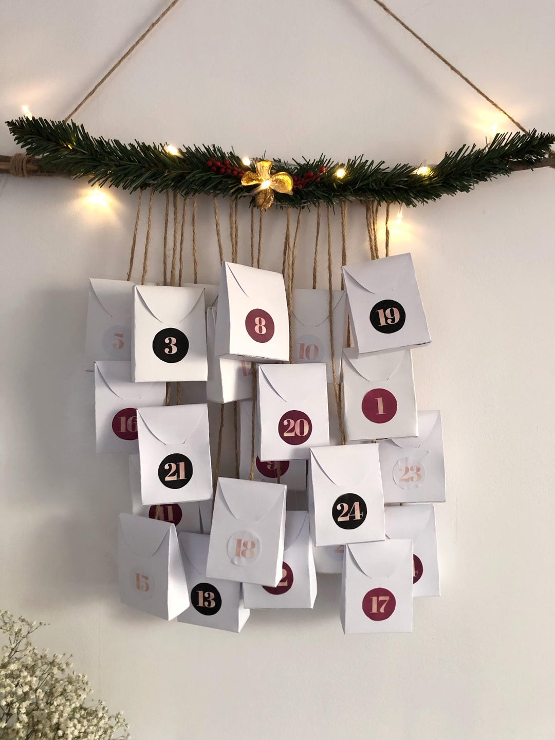 DIY Selfcare Advent Calendar Printable for Christmas Holiday, Selfcare ...