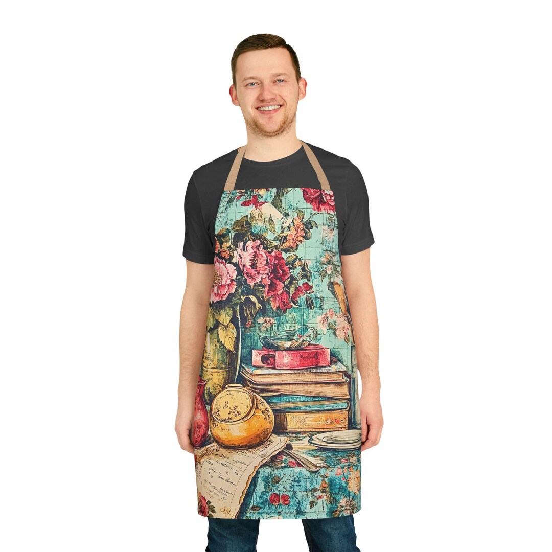 Vintage Kitchen Style Apron, 5-color Straps Cooking Apron, Retro ...