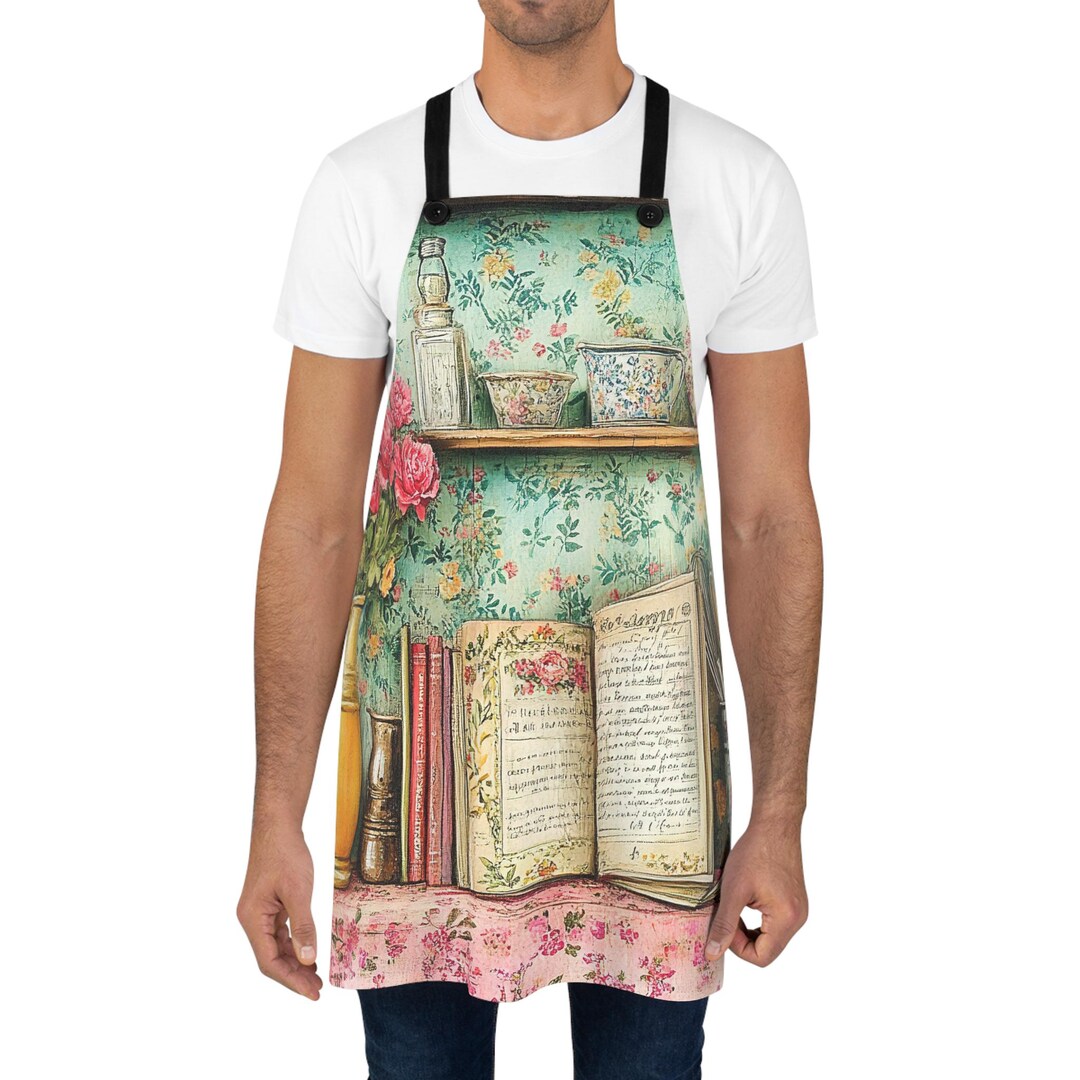 Retro Kitchen Apron, Vintage Cooking Apron, Foodie Gift, Chef Apron ...