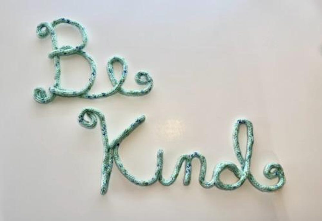 Handmade Custom Phrases Personalized Wire & Yarn Word Art - Etsy