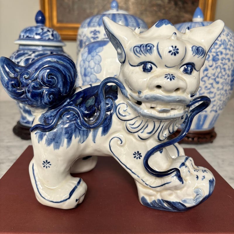 Ceramic Foo Dog - Etsy