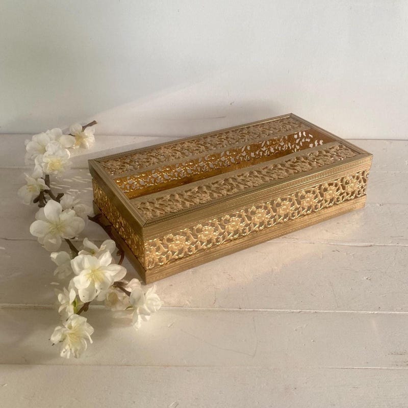 Filigree Tissue Box - Etsy