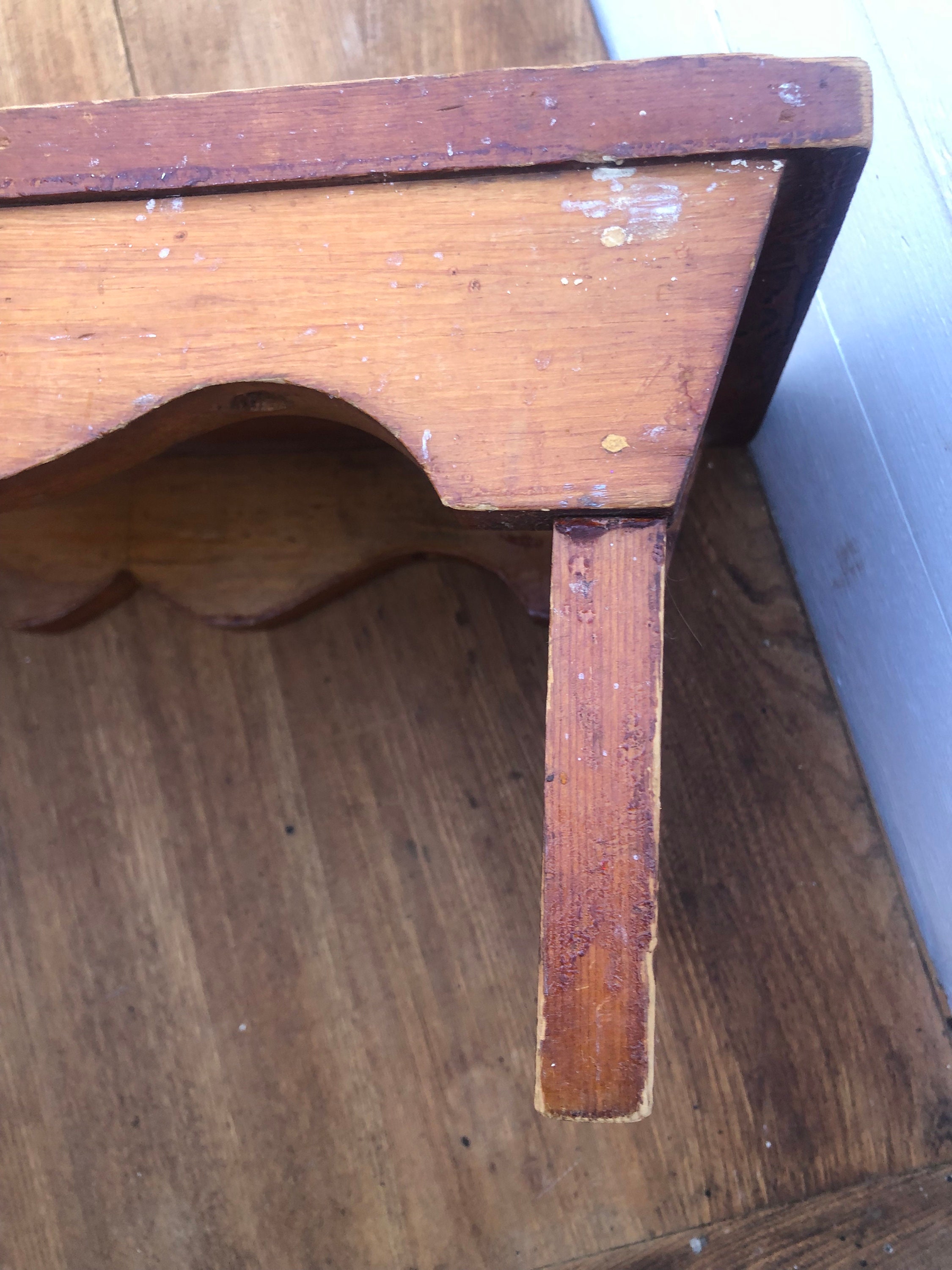 Antique Cricket Bench-primitive Farmhouse Decor-hand Made - Etsy