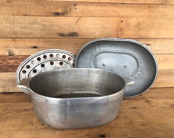 Wagner Ware Sidney O 4265 P 13 Magnalite Roaster With Meat Plate - Etsy