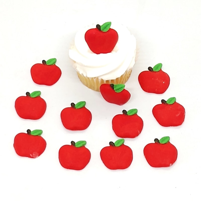 Apple Cupcake Topper - Etsy