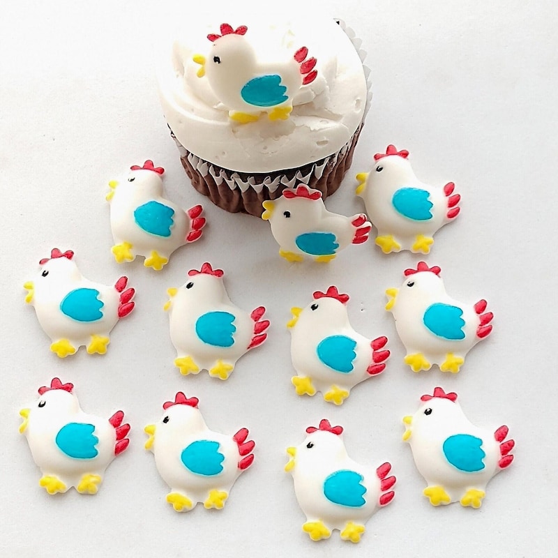 Fondant Edible Animals Farm - Etsy