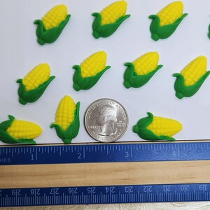 12 Edible Corn on the Cob Fondant Cupcake Toppers, Farm Birthday Cake ...