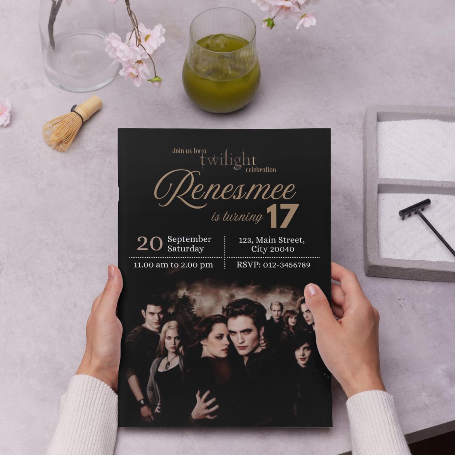 Twilight Birthday Invitation, Twilight Birthday, Twilight Birthday Card ...