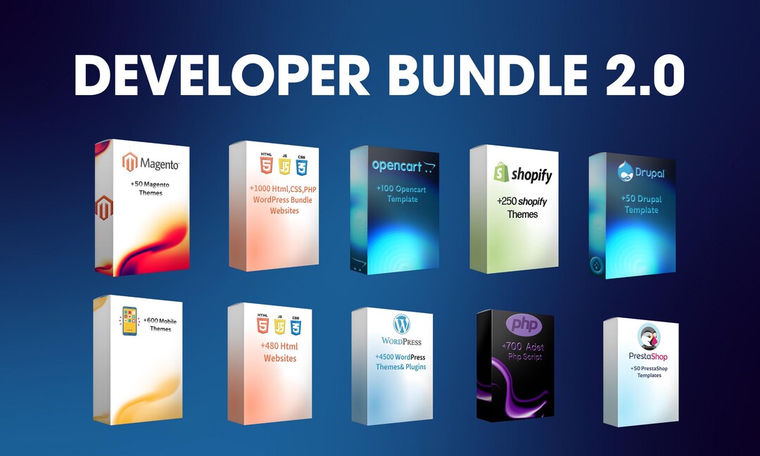 Developer Bundle 2.0 4500+ Wordpress Themes & Plugins Bundle | 1000 ...