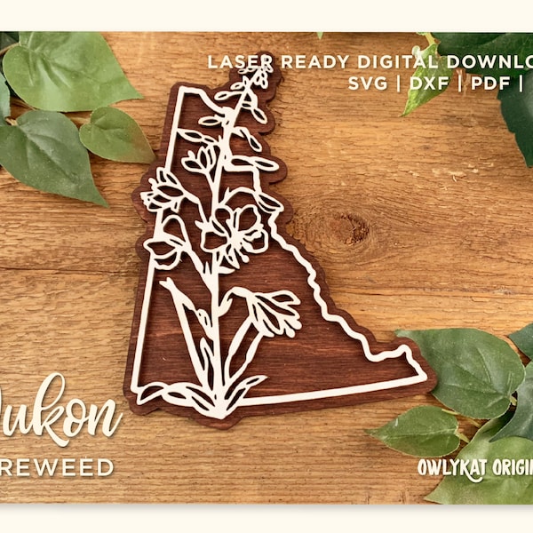 Alaska Fireweed Svg - Etsy