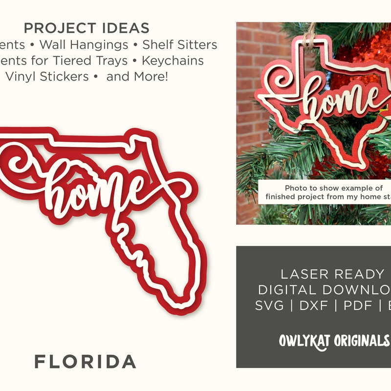 Florida Home Svg - Etsy