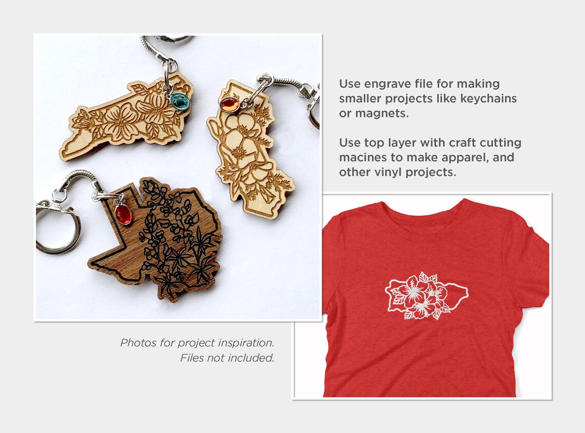 Puerto Rico Hibiscus SVG Flower SVG Laser Cut File - Etsy