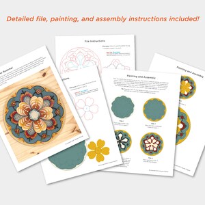 Layered Rosemal Svg | Rosemal Plate | Wood Rosemal Sign | Mandala Svg ...