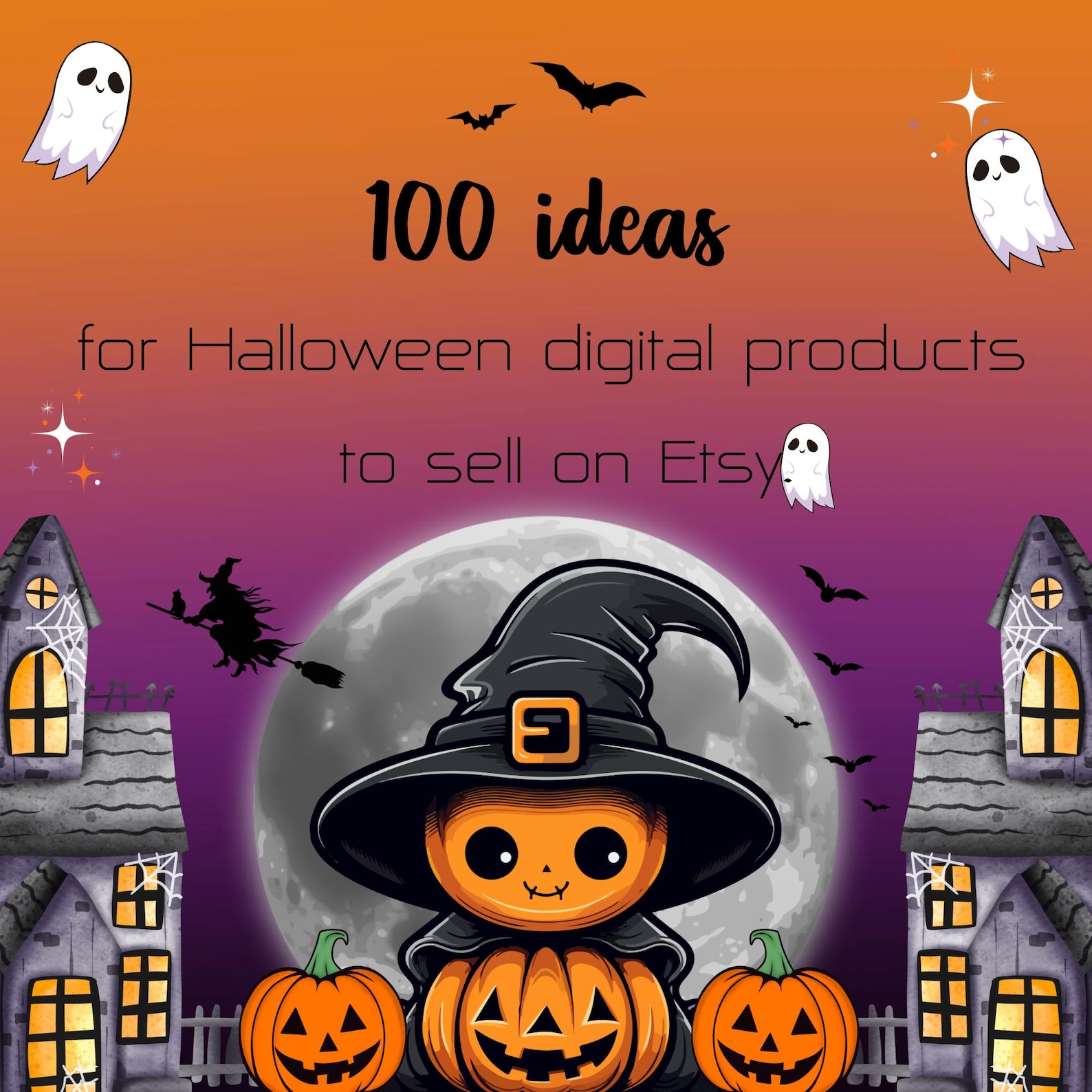100 Ideas for Halloween Digital Products to Sell on Etsy - Etsy