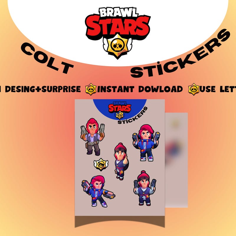 Brawl Stars Stickers - Etsy