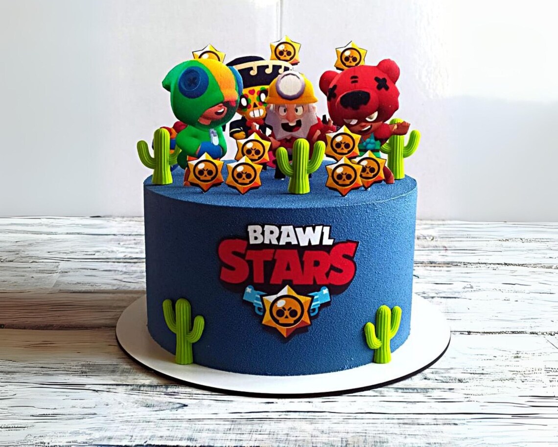 Brawl Stars New Characters Sticker Pack 5 Pages, 30 Fun Stickers - Etsy