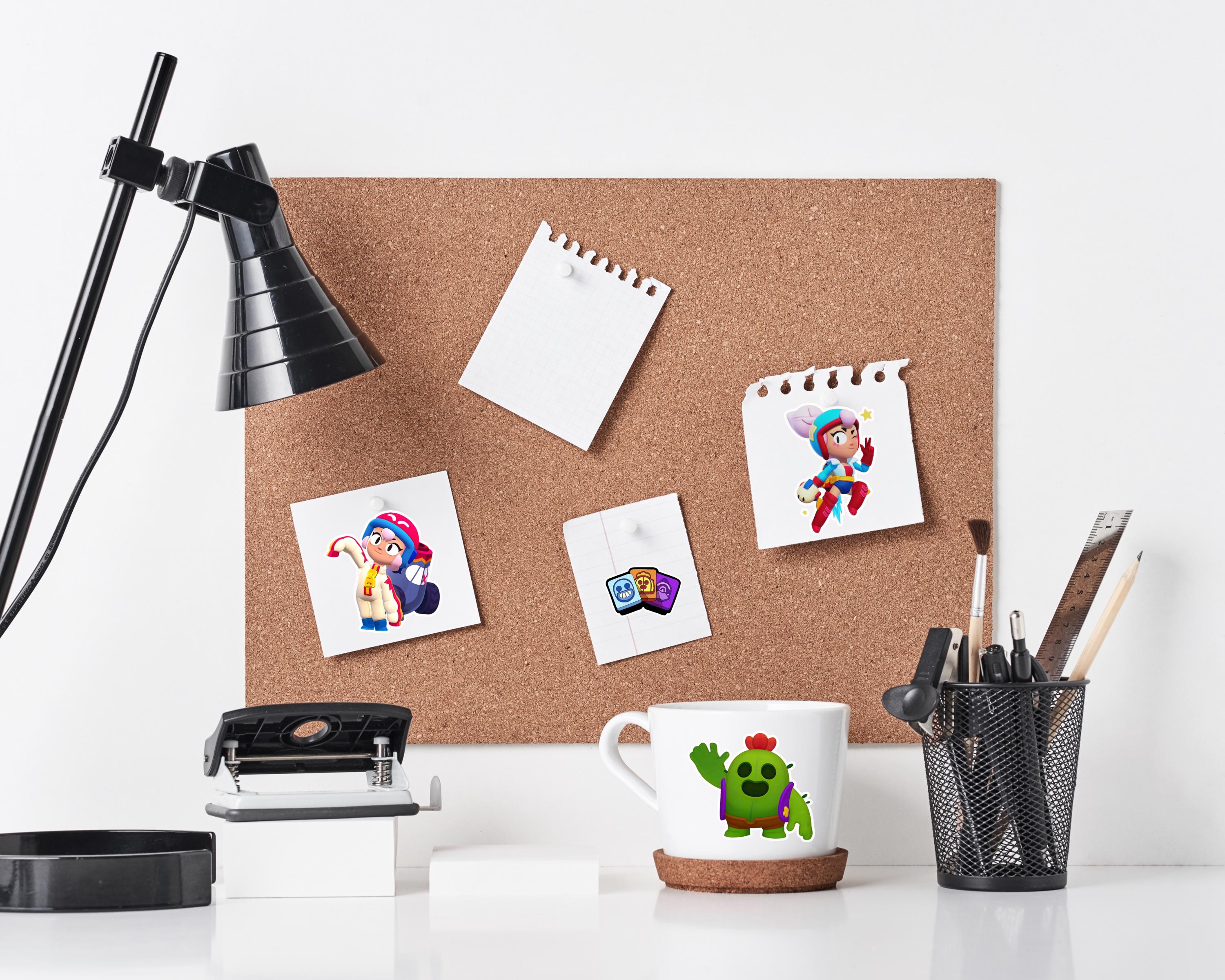 Brawl Stars New Characters Sticker Pack 5 Pages, 30 Fun Stickers - Etsy