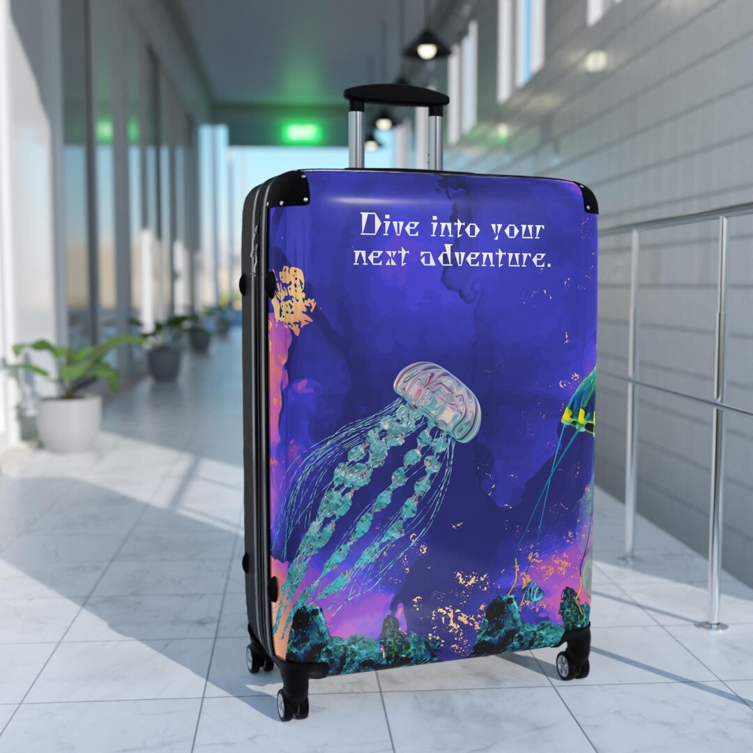 Jellyfish Suitcase | Dive Into Your Next Adventure | Ocean Travel ...