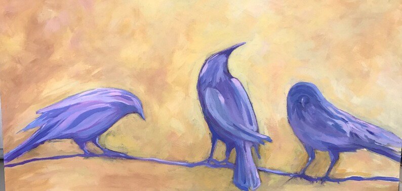Crow Trio - Etsy