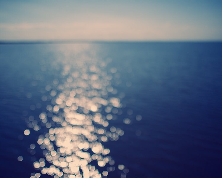 Abstract Photography, Blue Wall Art, Ocean Photo, Abstract Art, Water ...