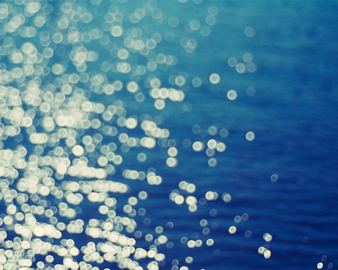 Abstract Photography, Blue Wall Art, Ocean Photo, Abstract Art, Water ...
