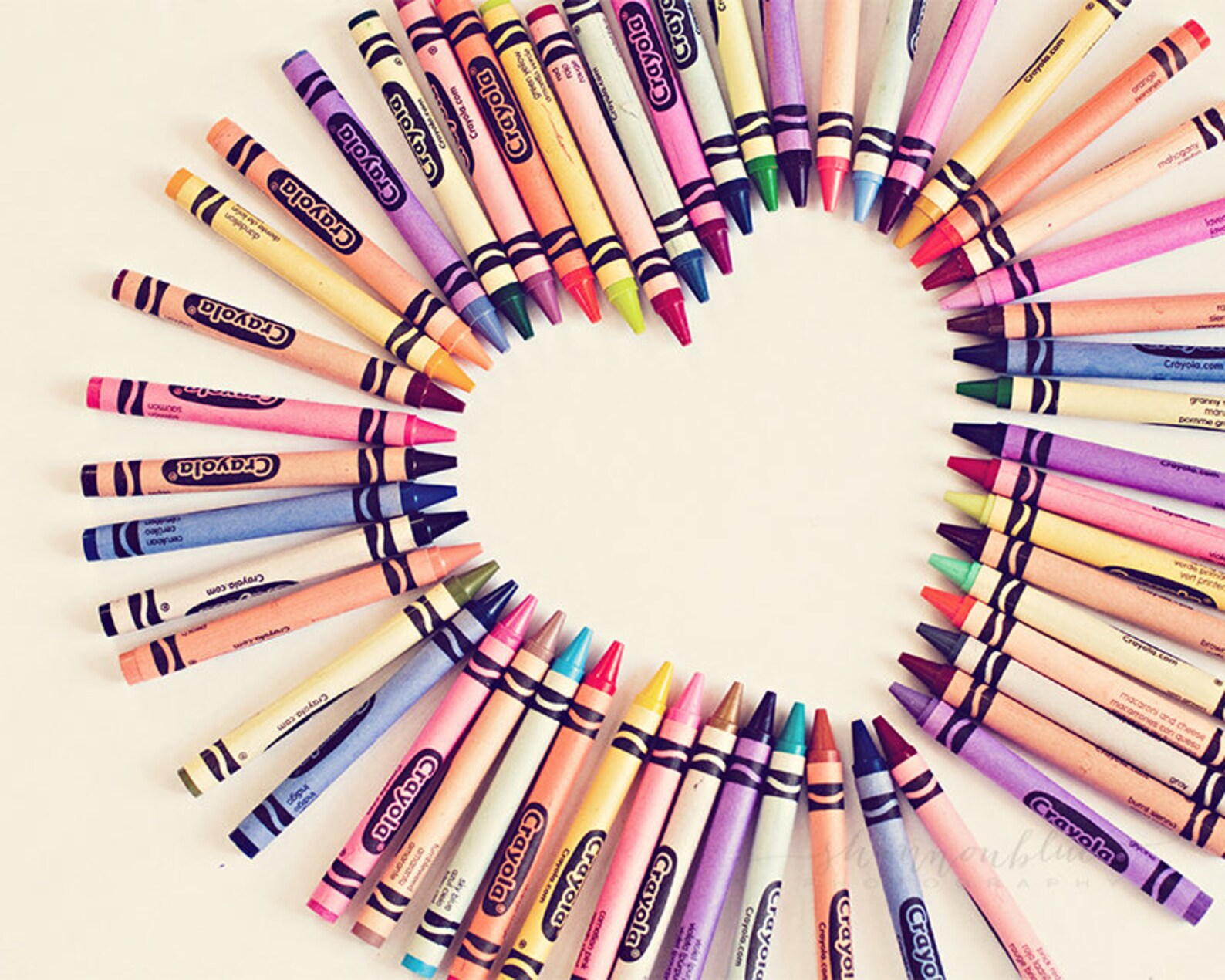 Heart Love Photography / Crayons, Color, Rainbow, Personalize, Valentine's Day / Love in Every ...