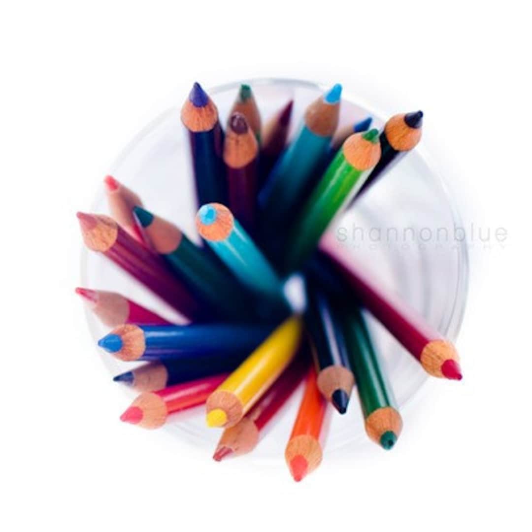 Colored Pencils Photography / Rainbow, Vibrant, School Supplies, Art ...