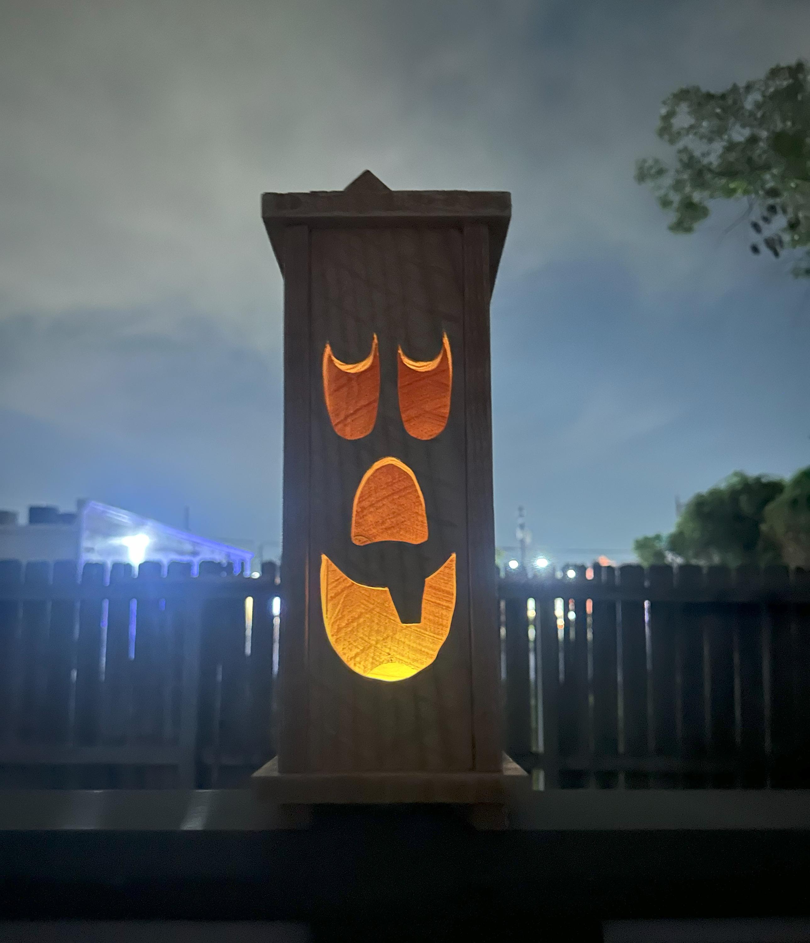 Wooden Halloween Jack O' Lantern - Etsy