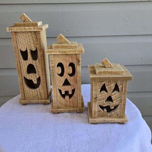 Wooden Halloween Jack O' Lantern - Etsy