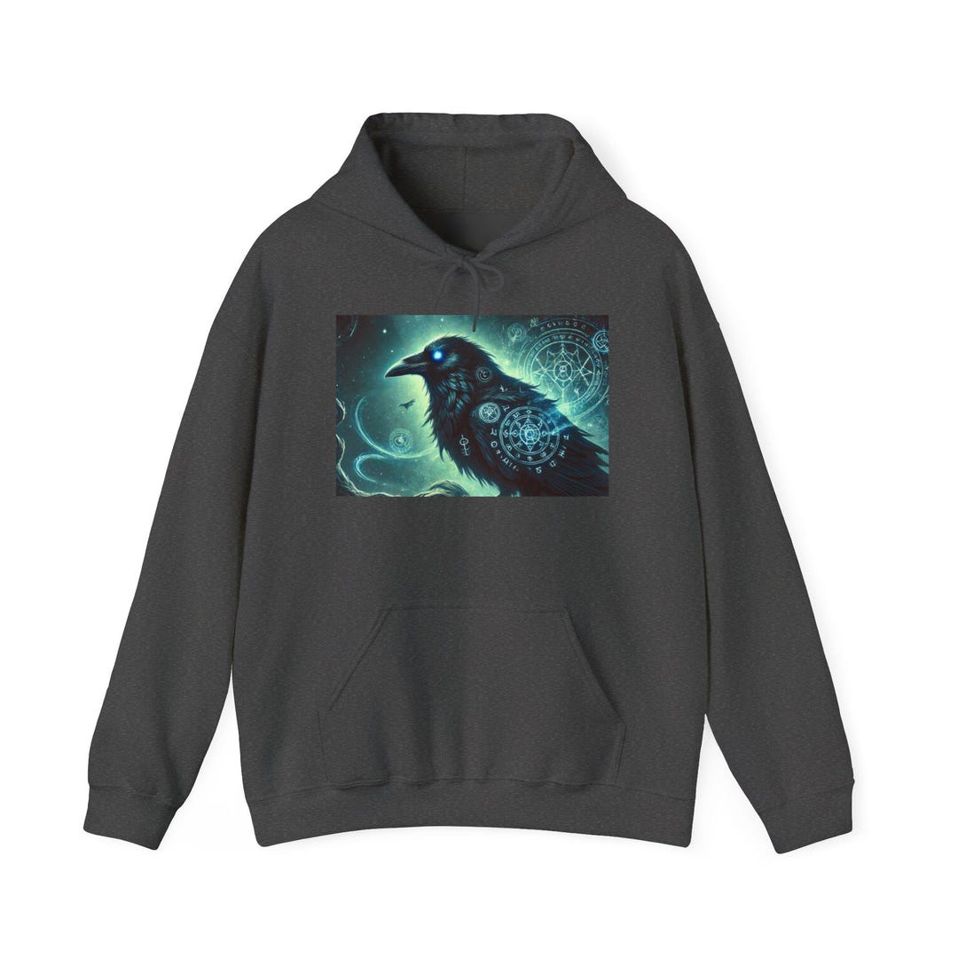 Arcane Raven Hoodie Channel the Magic of the Night This Halloween - Etsy