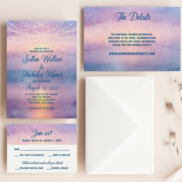 Sunset Wedding - Etsy