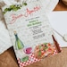 Pizza Birthday Party Invitation for Adult, Italian Theme Buon Appetito ...