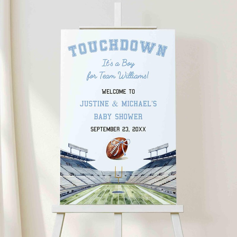 Football Baby Shower - Etsy