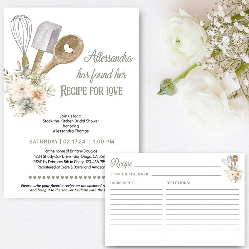 Recipe for Love - Etsy