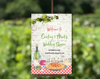 Italian Theme Birthday Sign - Etsy