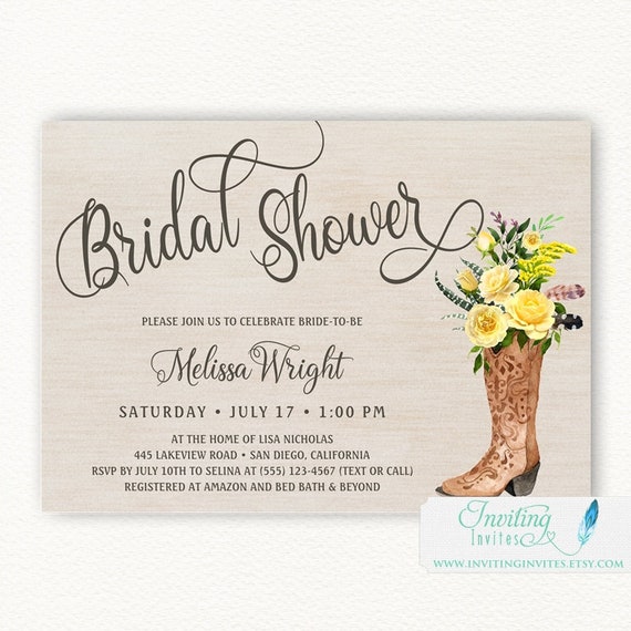 Texas Wedding Shower Invitations Retro Pink And Red Wavy Bride To Be
