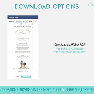 BLUE Floral Cowboy Boots Menu, Rustic Western Wedding Menu, Country ...