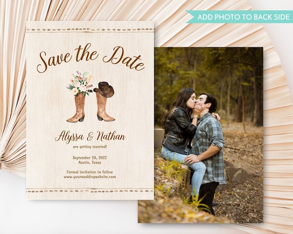 Country Save The Date Ideas