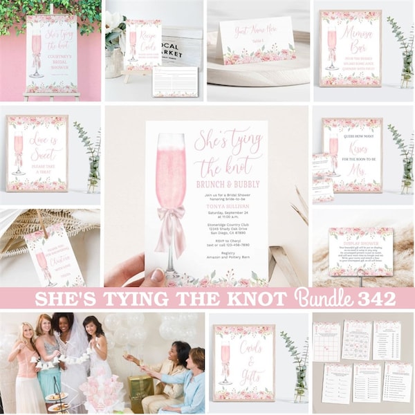 Shes Tying the Knot Bridal Shower Theme - Etsy