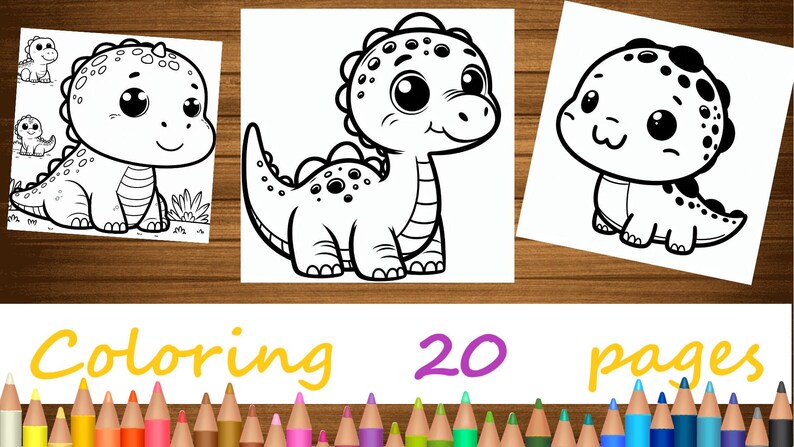 20 Dinosaur Coloring Pages for Kids Coloring Pages Coloring Pages Kids ...